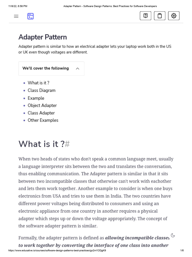 Adapter Pattern - Software Design Patterns - Best Practices For ...