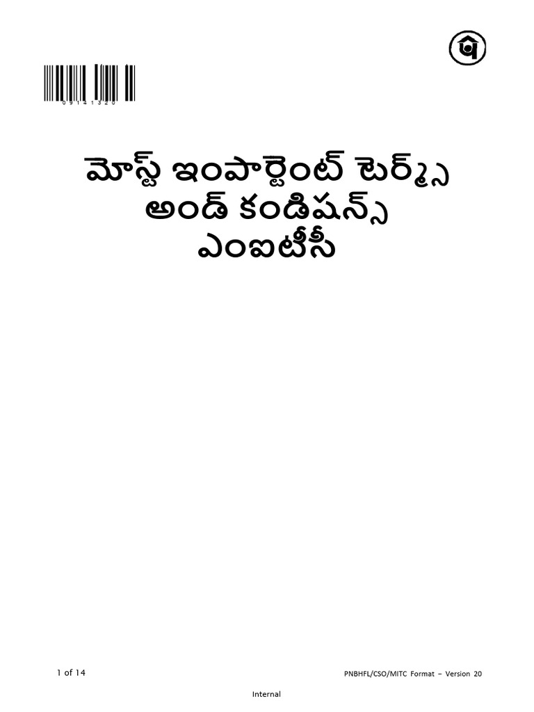 Most Important Terms t | PDF