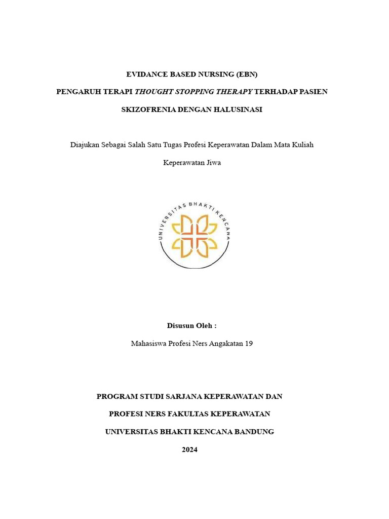 EVIDANCE BASED PRACTICE Profesi NERS 20 | PDF