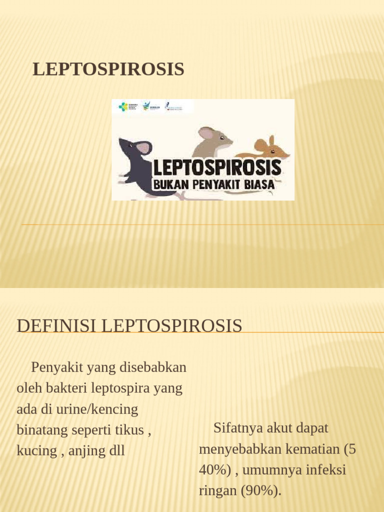 Leptospirosis | PDF