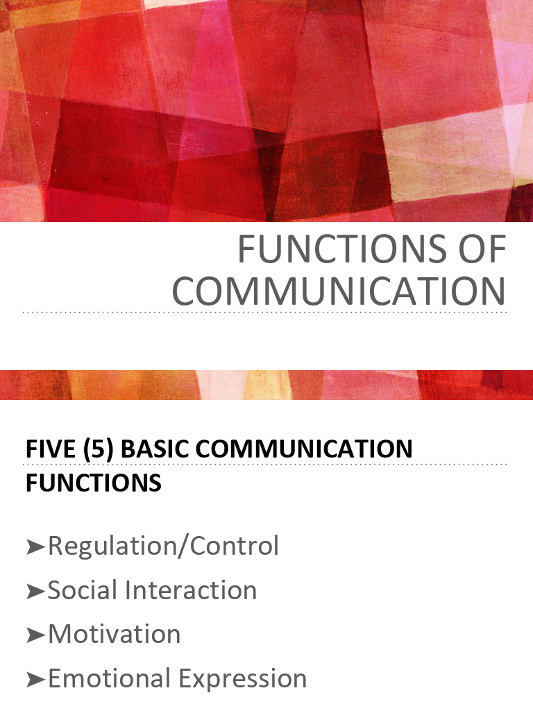Functions-of-Communication (1) | PDF