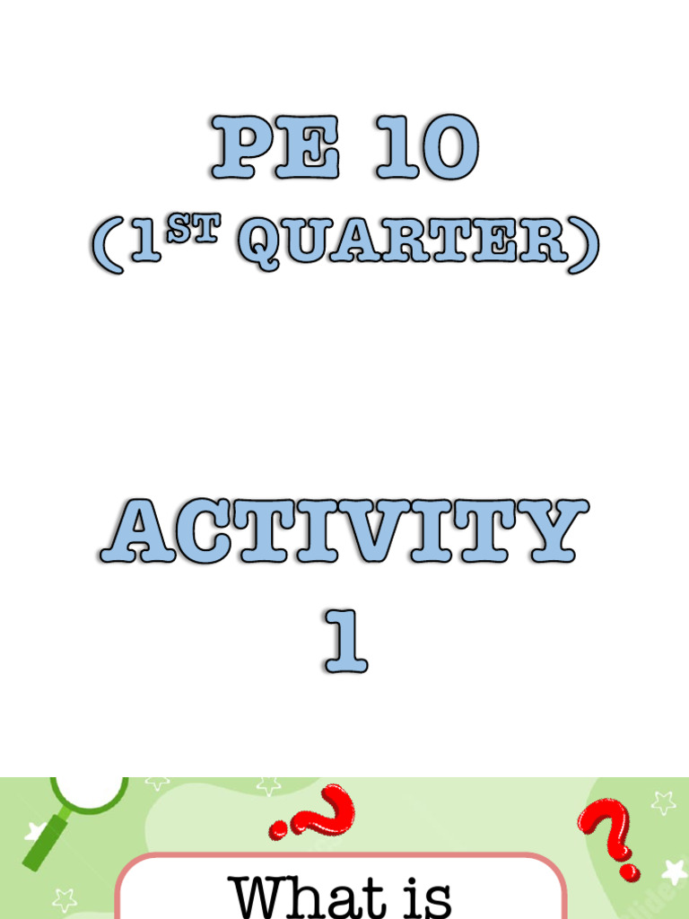 Grade 10 Pe | PDF