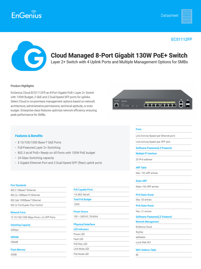 ECS1112FP Datasheet | PDF