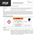 PPC Msds - Cement 1 | PDF | Cement | Waste