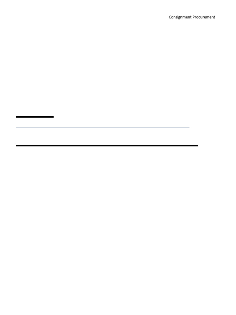 Consignment Procurement in SAP MM - for beginners | PDF