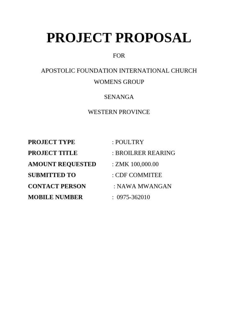 Project Apostolic Cover Page | PDF