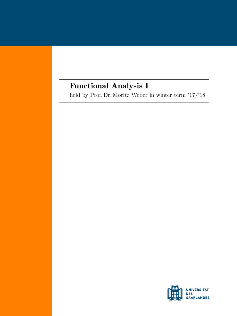 Funktionalanalysis | PDF