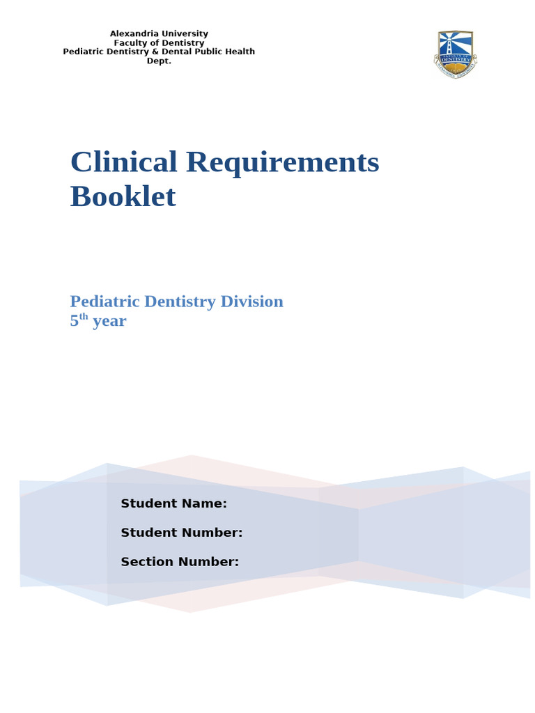 5th Year Booklet | PDF