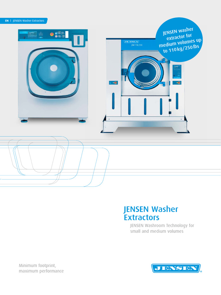 JENSEN Washer Extractors en 3 | PDF