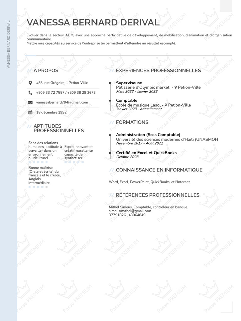 CV DP6ra2NxWD Essai Gratuit | PDF