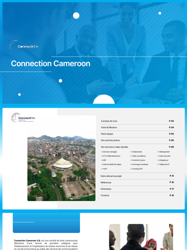 Connection Cameroon - Présentation de Services - FR | PDF