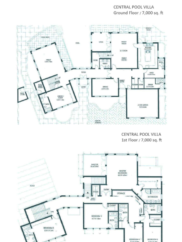 Central Pool Ground - Floor | PDF