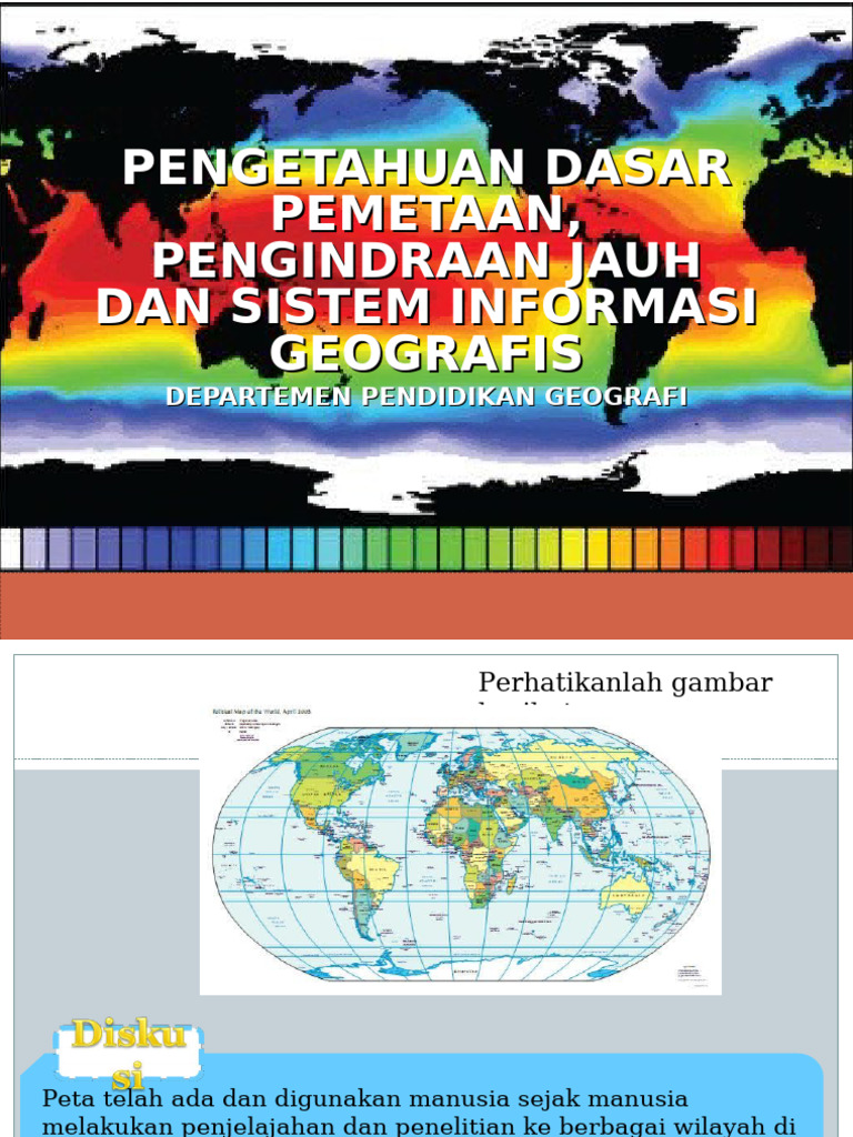 1 Dasar Pemetaan Penginderaan Jauh Dan Sig1 | PDF