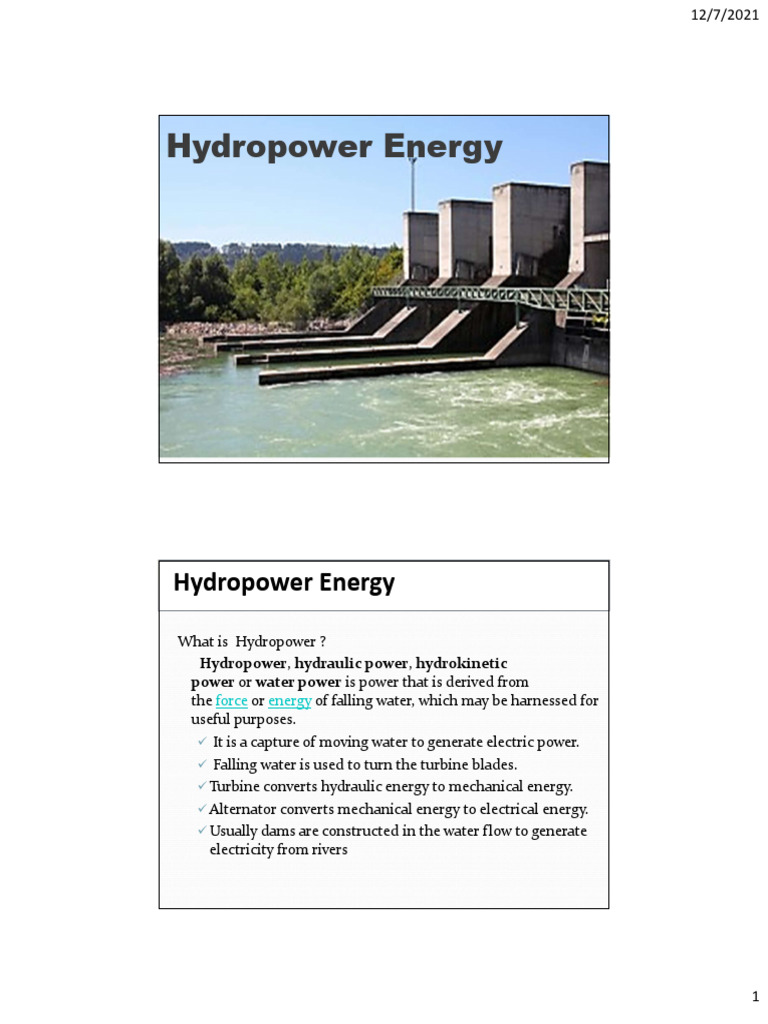 Hydro Geothermal Bioenergy | PDF