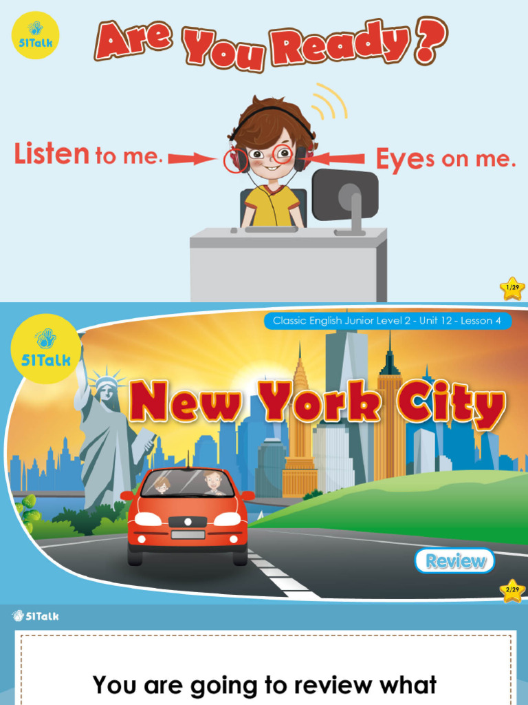 Level 2 - Unit 12 - Lesson 4 - New York City | PDF