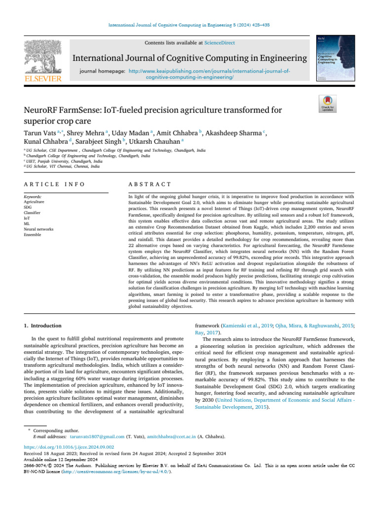 Precision Agriculture Pdf