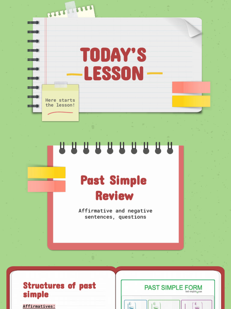 Past Simple Presentation | PDF