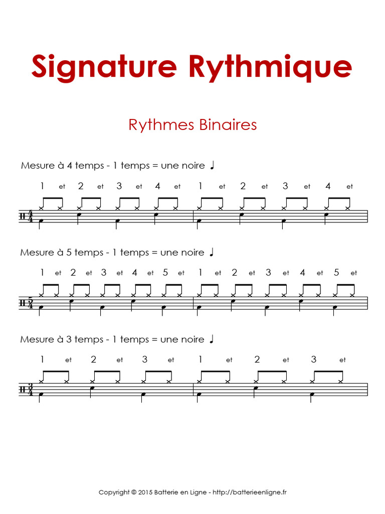 Signature Rythmique | PDF