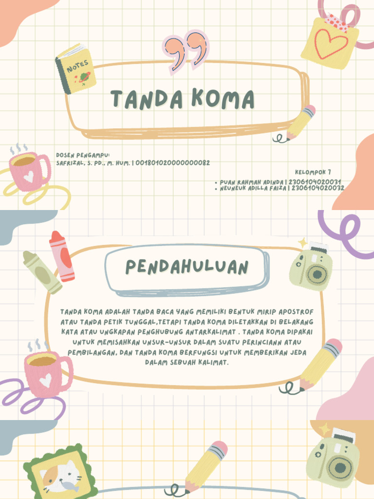 Kelompok 7 - Tanda Koma | PDF