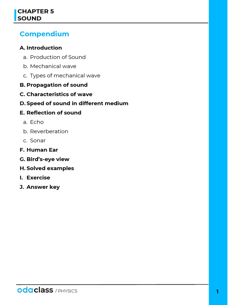 Compendium: Sound | PDF