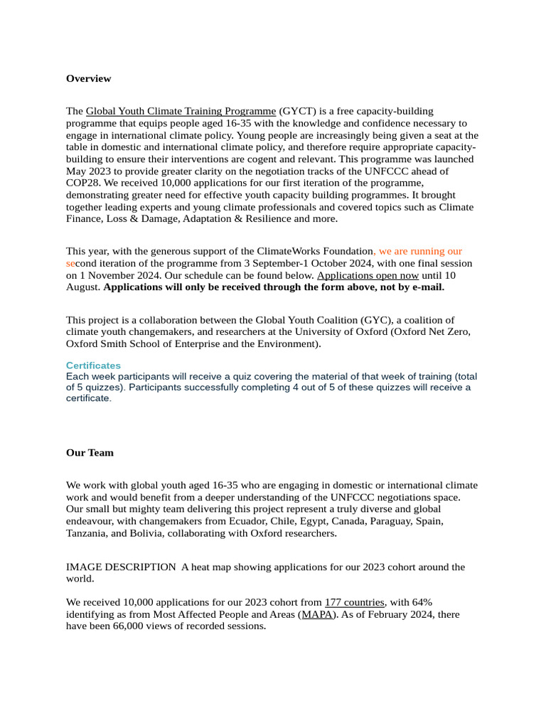 GYCT Brochure Content For Text To Speech | PDF | Politics | Social Science