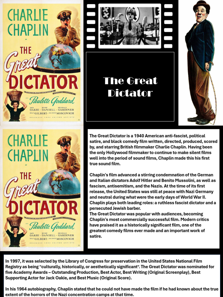 The Great Dictator | PDF