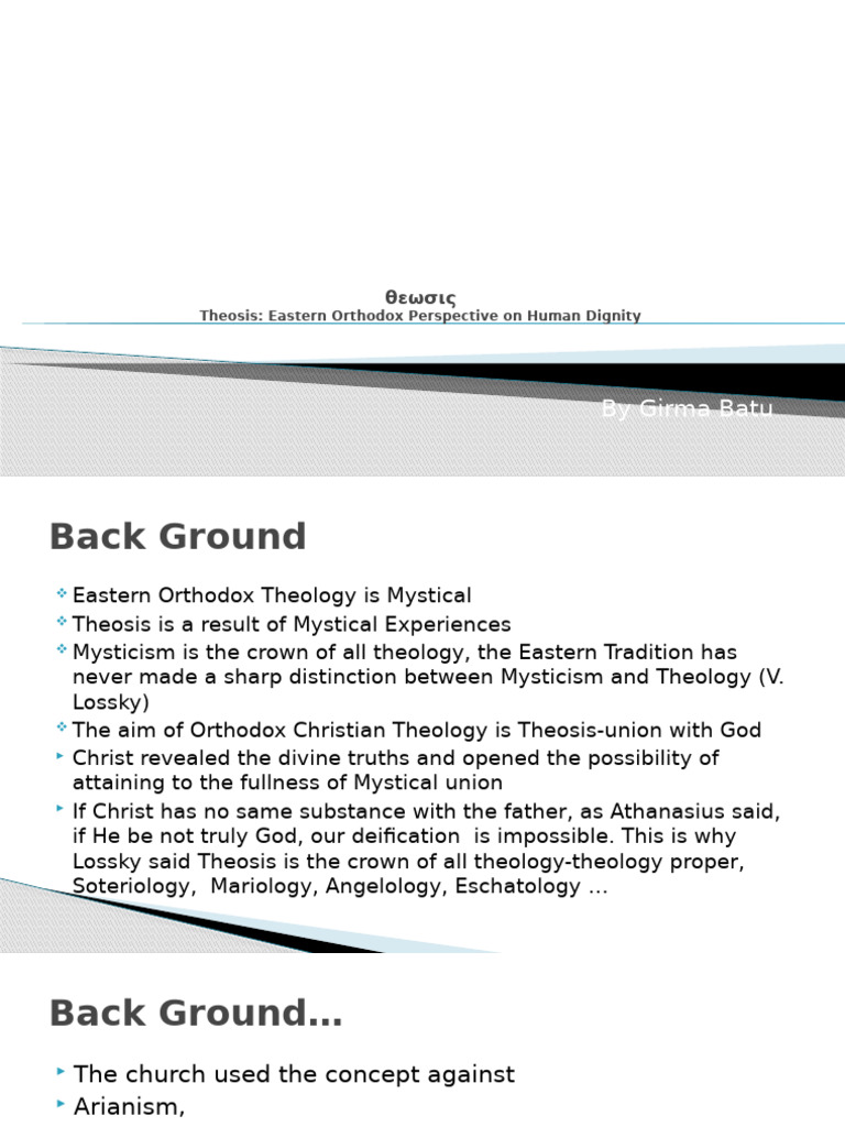 Theosis Power Point 2 | PDF