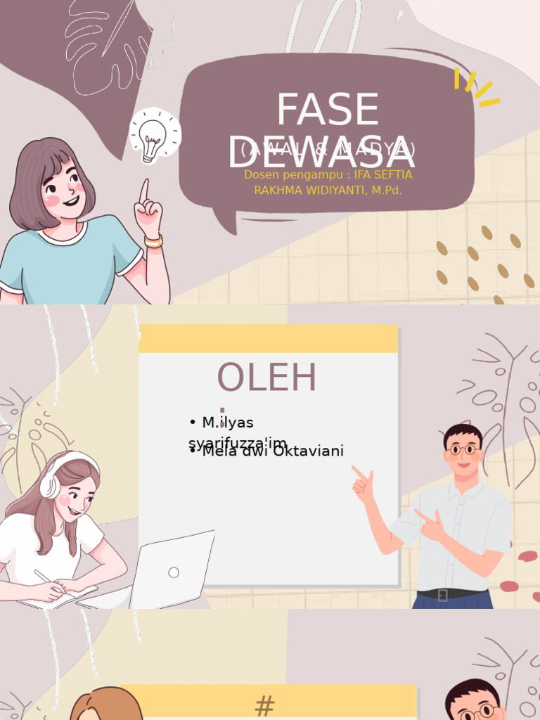 Fase Dewasa Awal Dan Madya - 20240520 - 054252 - 0000 | PDF