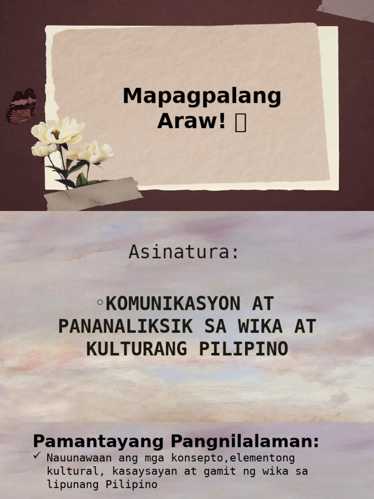 Week 1 PPT Kompan | PDF