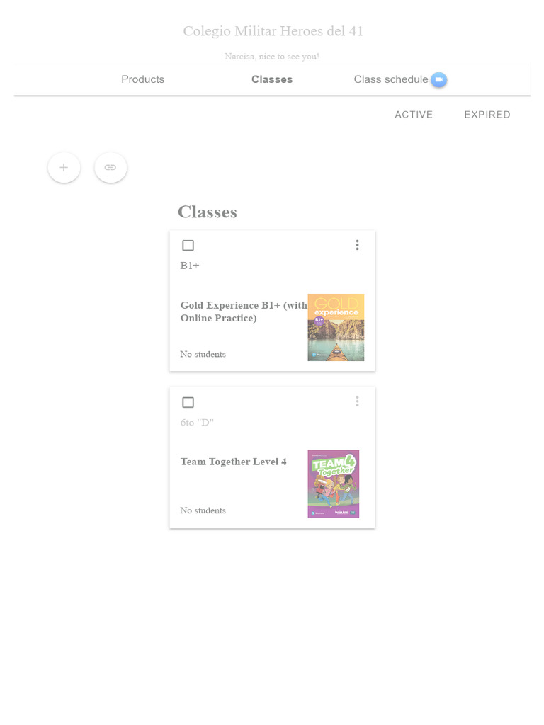 Classes - Classes - Pearson English Portal | PDF