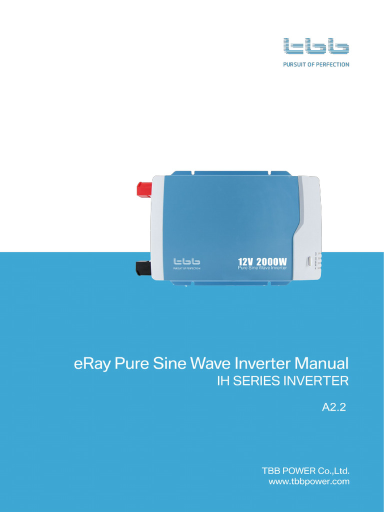 EN - Manual Inverter 2000W | PDF | Power Inverter | Home & Garden