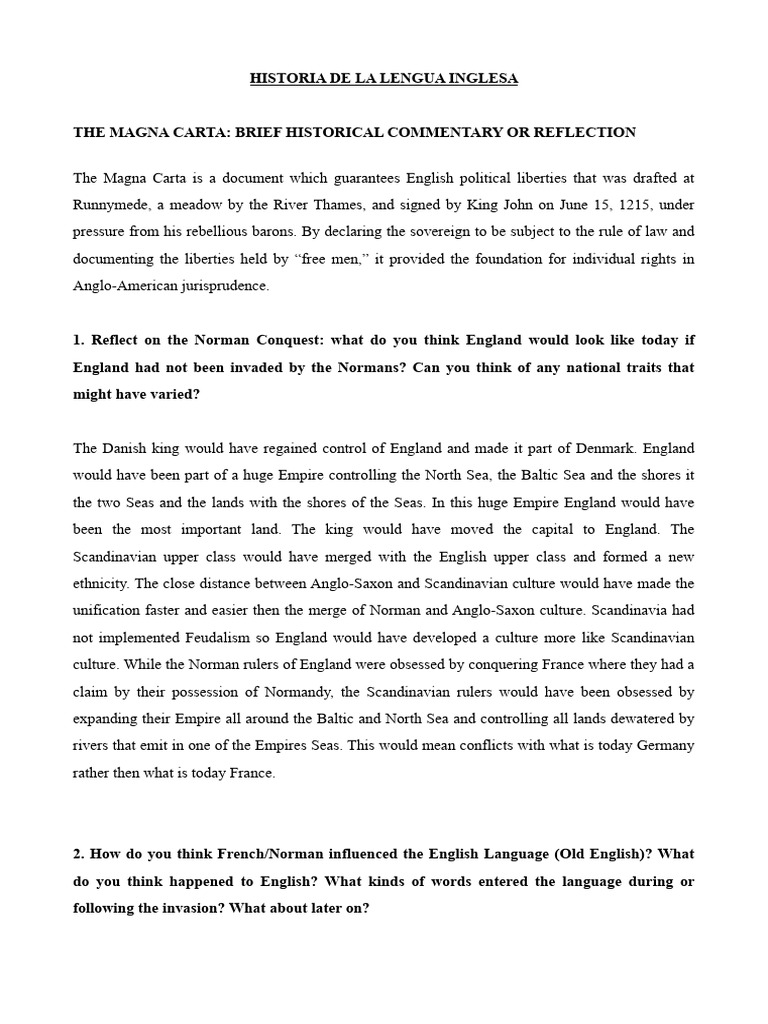 The Norman Conquest - Activities | PDF