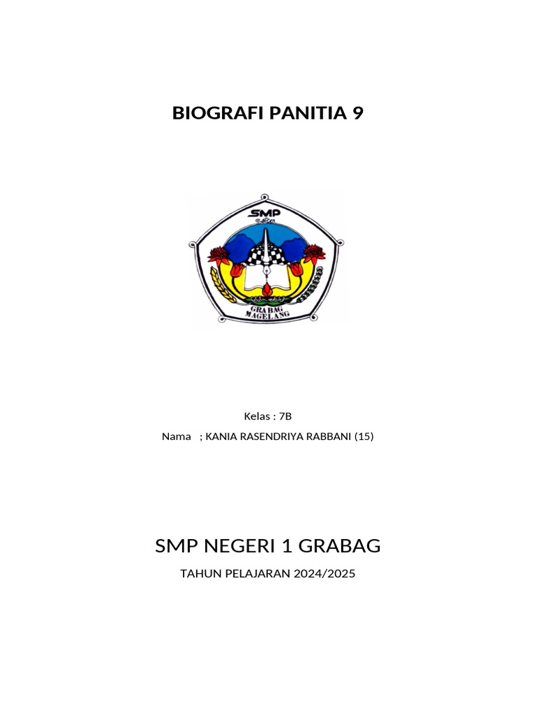 Panitia 9 | PDF
