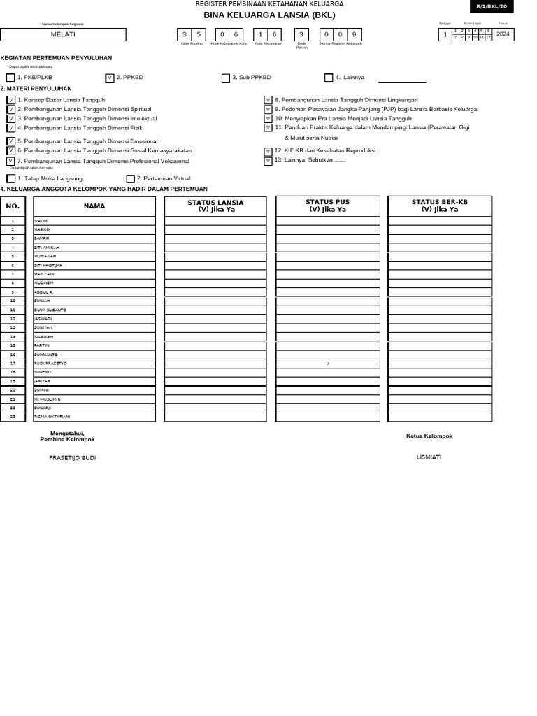 R1 BKL Agustus | PDF