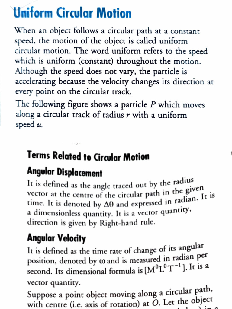 Remaining Part of Chapter-Motion in Plane | PDF | Angle | Velocity