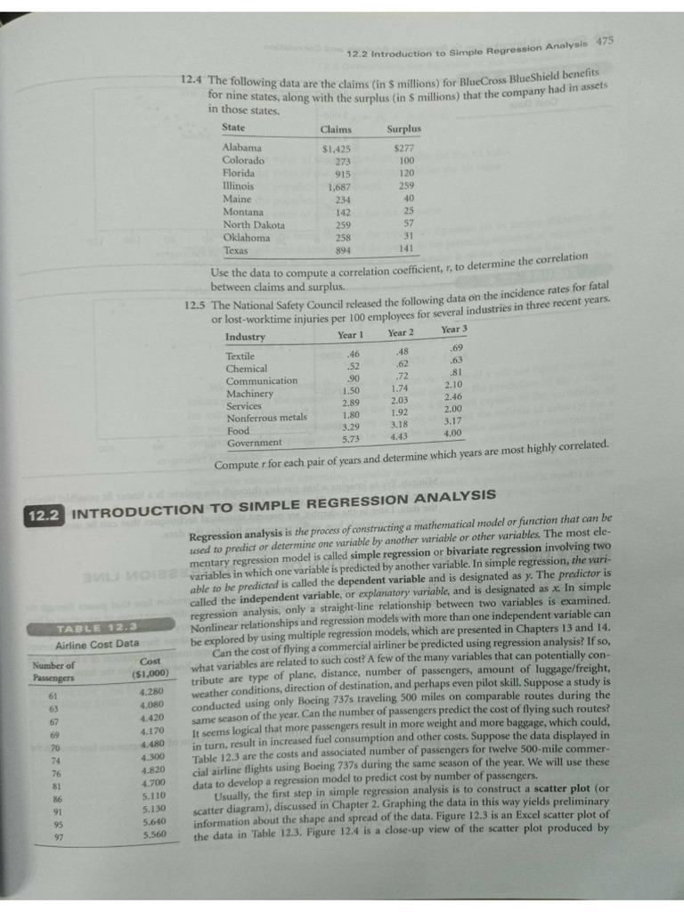Simple Regression Model | PDF