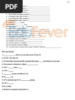 CBSE Class 3 Mathematics Worksheet (83) - Division | PDF | Division ...