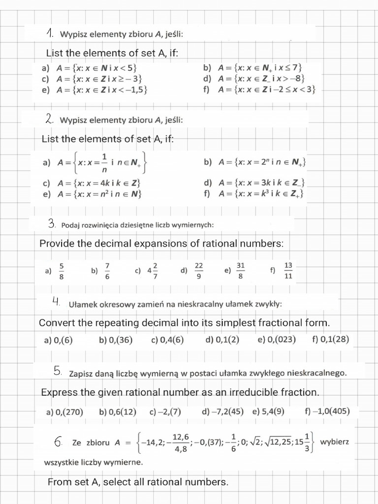 2 Number Sets, Intervals | PDF