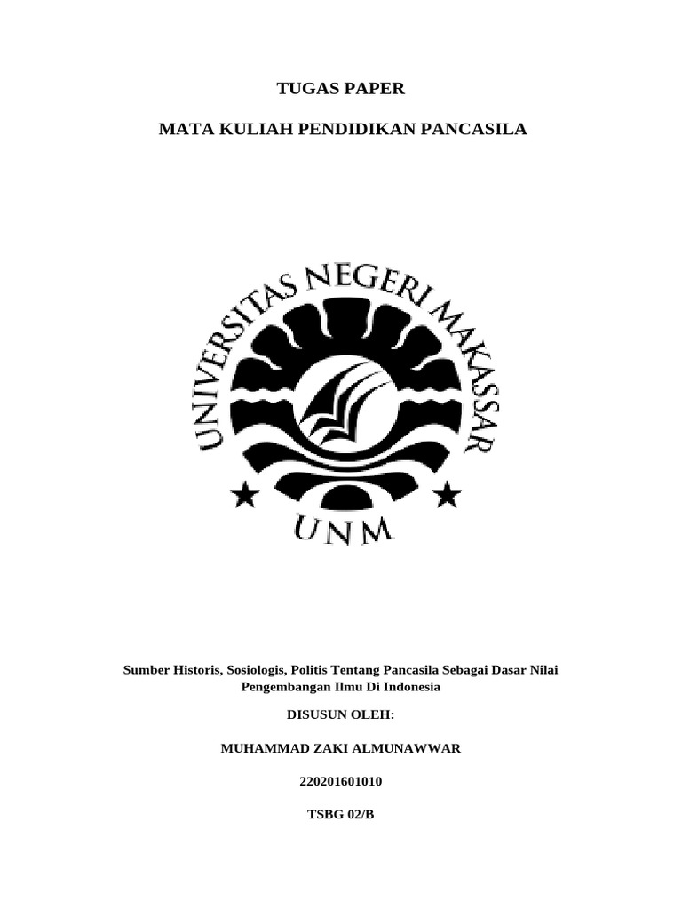 TUGAS PAPER Pertemuan 14&15 - Muh - Zaki.almunawwar | PDF