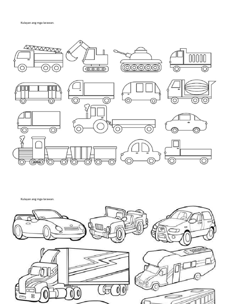 Kulayan Ang Mga Larawan | PDF