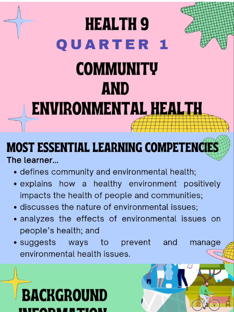 Q1 PPT Community and Environmental Health | PDF