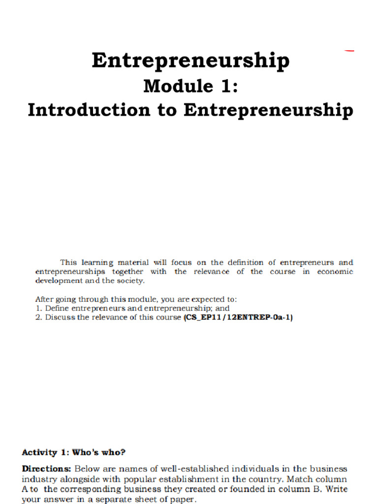 Entrep-Presentation1 8 | PDF