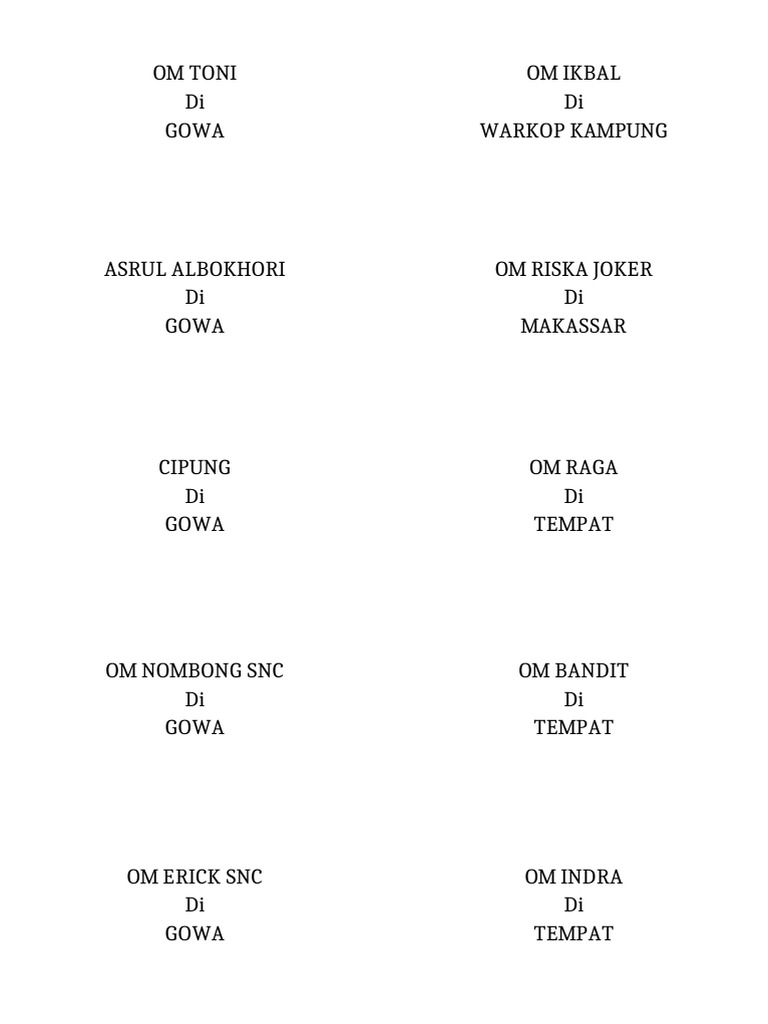 Lebel Yudi Bagus | PDF