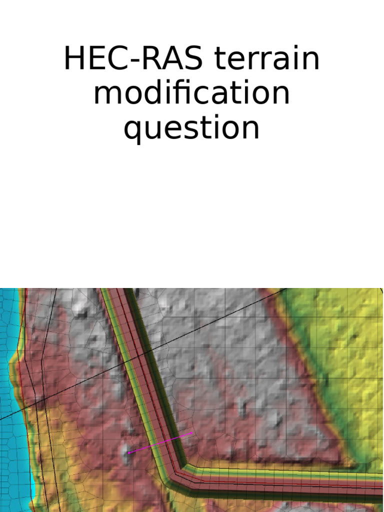 HEC-RAS Terrain Modification Query | PDF
