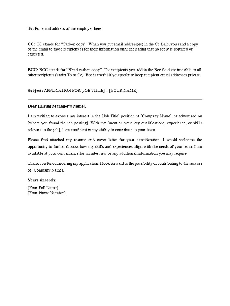 Email Template | PDF