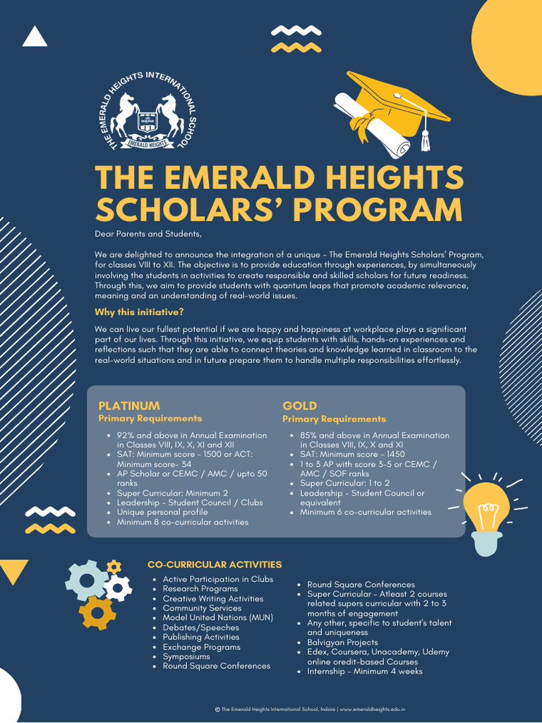 Emerald Heights Scholars Program | PDF | Art