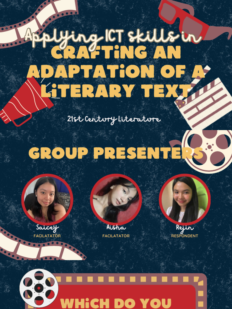 Group 13-Mod12 - Applying Ict Skills in Crafting An Adaptation of A ...