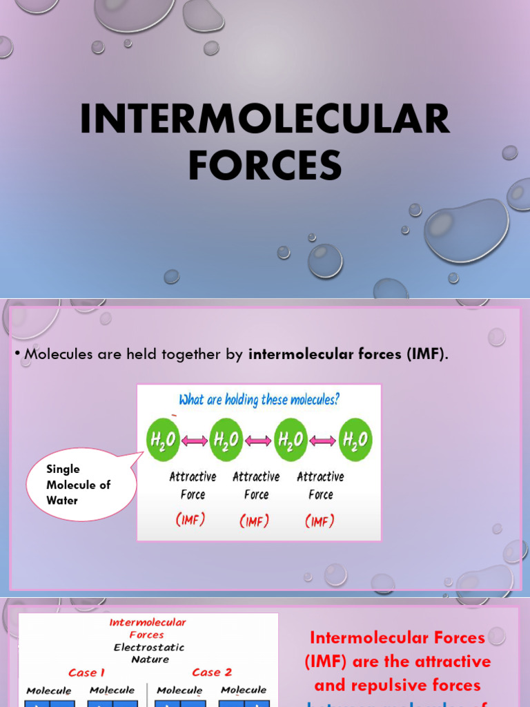 PS W2B Midterm Intermolecular-Forces | PDF