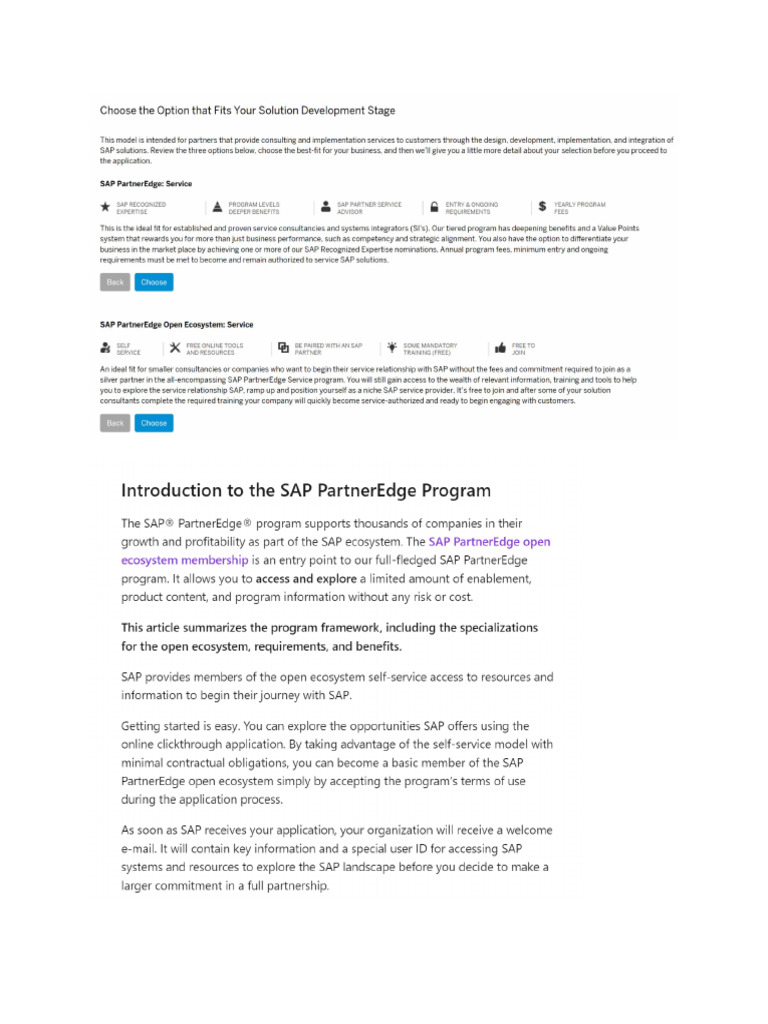 SAP Open Ecosystems | PDF