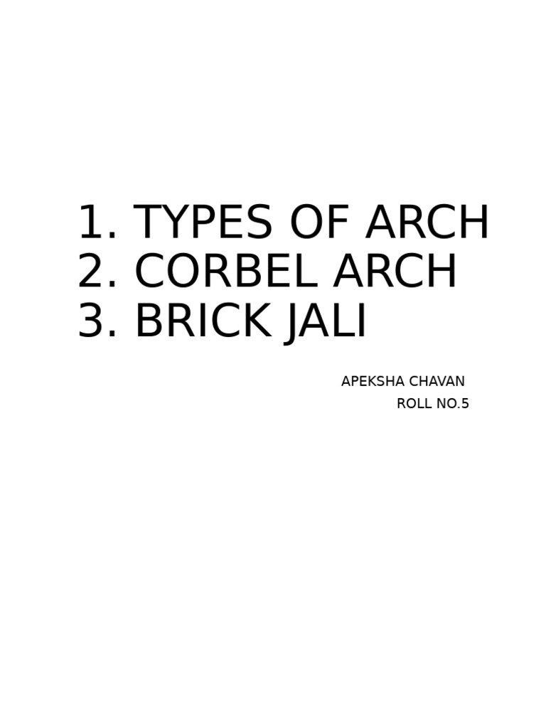 ARCHES | PDF
